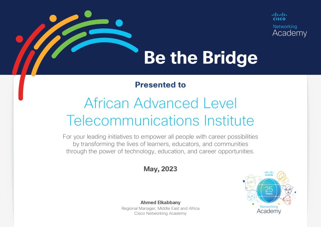 AFRALTI WINS THE CISCO NETWORKING ACADEMY BE THE BRIDGE AWARD 2023 ...